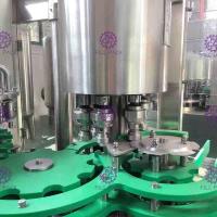 China 38mm Bottle Neck 24 Head Juice Filling Machine with 85°C Temperature Control and 6000-8000 BPH Capacity for sale