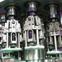 China 20000BPH Aloe Pulp Juice Filling Machine with 3-in-1 Glass Bottle Carbonated Drink Line for sale