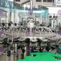 China Full Auto Glass Bottle Liquid Filling Machine Fruit Juice Filler 8000 BPH for sale