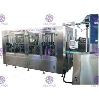 China 10000BPH 330ml Mango Juice Bottle Packing Machine 4 Spraying Position for sale