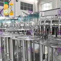 China 4 in 1 Plastic Bottle Liquid Filler Machine PLC Control 6000-8000 BPH for sale