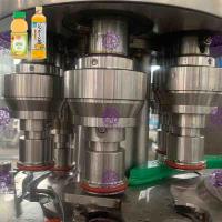 China YFRG24-24-8 High Capacity Pulp Juice Filling Machine for PET Bottles 0.2-2L with PLC Control 2000-20000 BPH for sale