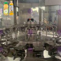 China YFRG24-24-8 High Capacity Pulp Juice Filling Machine for PET Bottles 0.2-2L with PLC Control 2000-20000 BPH for sale