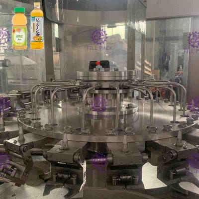 China YFRG24-24-8 High Capacity Pulp Juice Filling Machine for PET Bottles 0.2-2L with PLC Control 2000-20000 BPH for sale