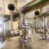 China Glass Bottle Juice Drink Filling Line RCGF18-18-6B with 5000-7000BPH Capacity and 85°C Sterilization for sale