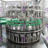 China PET Bottled Juice Filling Machine 6000-8000 BPH with PLC Control for 0.3-2L Beverage Bottles for sale