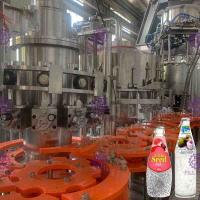 China Glass Bottle Beverage Filling Machine 6000-8000 BPH with 3-in-1 Washing Filling Capping System for sale