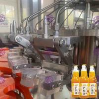China Glass Bottle Beverage Filling Machine 6000-8000 BPH with 3-in-1 Washing Filling Capping System for sale