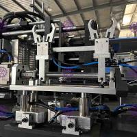 China Automatic 2 Cavity PET Bottle Blow Molding Machine 100ml to 10L 800-1200 BPH for sale