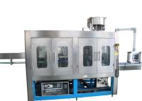 China PET Drinking Water 3 in 1 Monoblock Filling Machine 12000BPH CGF24-24-8 for 0-2L Bottles for sale