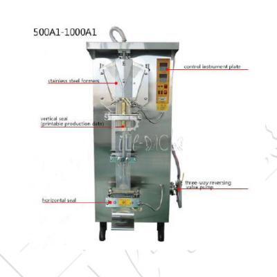 China Automatic Sachet Pouch Bag Liquid Water Filling Machine 1000L Water Bagging Line for sale