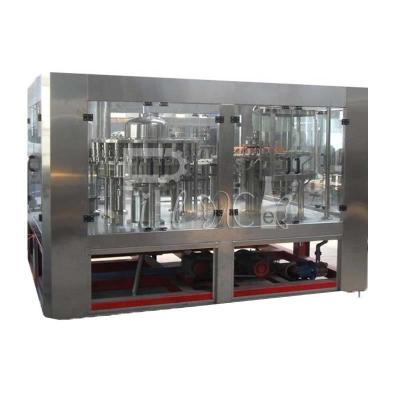 China Air Lifting Beverage Filling Equipment 12000BPH with Metal Caps for sale