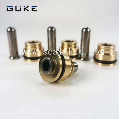 China Doosan DX300 Excavator Joystick Pilot Valve Pusher Kit Plug K9006480 Copper Iron NBR for sale