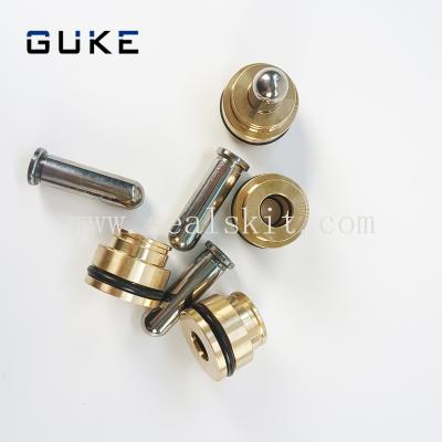 China Excavator 320B 320C 320D Pusher Pilot Valve Plug 0961628 2970589 Iron NBR for sale