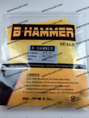 China Hydraulic Breaker Seal Kit for SOOSAN SB10 PU NBR PTFE 70-100 Shore Hardness for sale