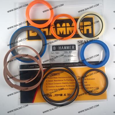 China JCB 991-20023 Excavator Cylinder Seal Kit with 92 Hardness and -40℃ to 110℃ Temperature Range for sale