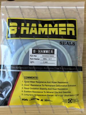 China DEAWOO N5000 Hydraulic Breaker Seal Kit 86693660 137mm PU PTFE NBR for sale