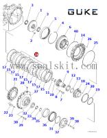 China Excavator Gear Piece 14x-22-23150 High-Quality Metal Component for Heavy Equipment Applications for sale