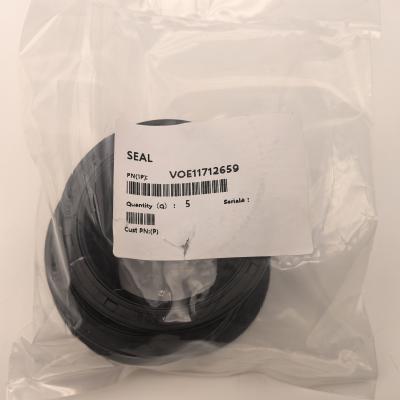 China Excavator Oil Seal VOE11712659 NBR Metal Durable Standard Custom Size for sale