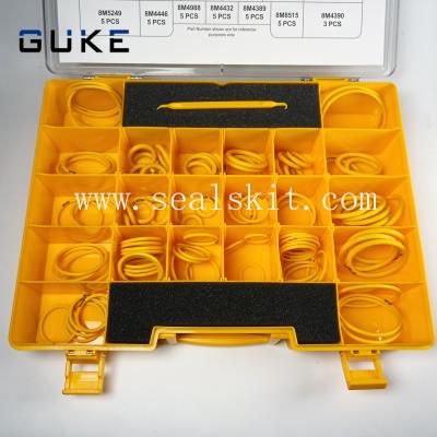 China CAT 4C8253 VMQ O-Ring Repair Kit with 92° Hardness and -50°C to 180°C Temperature Range for sale
