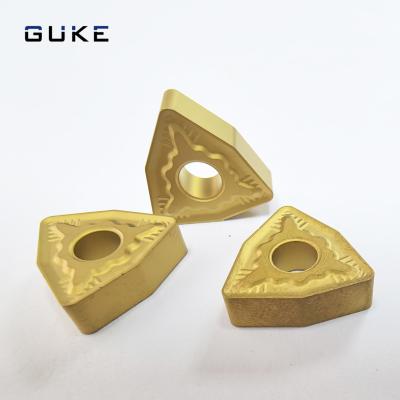 China WNMG080412-QM Indexable Turning Inserts 12.7mm IC 4.76mm Thickness Negative Geometry for sale
