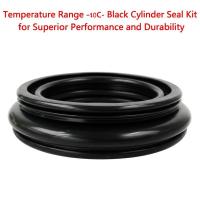 China Excavator Cylinder Seal Kit -40C to 120C Black Rubber for Superior Durability for sale