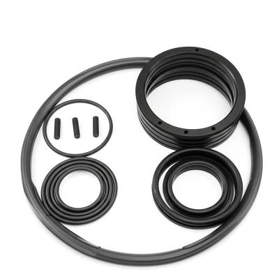 China Customized Black Excavator Cylinder Seal Kit -40℃ to +120℃ 12 Month Warranty for sale