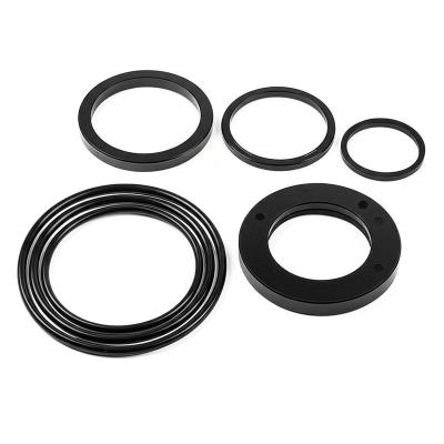 China Excavator Cylinder Seal Kit Rubber -40C to 120C Black OEM ODM Customizable for sale