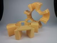 China PU Excavator Coupling Assembly ISO 9001 Certified - 85°-92° Hardness, -25°C to 100°C Temperature Range for sale