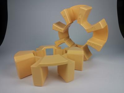 China PU Excavator Coupling Assembly ISO 9001 Certified - 85°-92° Hardness, -25°C to 100°C Temperature Range for sale