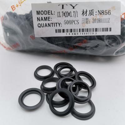 China SANY Kobelco Excavator Travel Pilot Valve Seal TY13.7x20x3.7 NBR FKM 92 Shore for sale