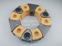 China Excavator Flexible Coupling Assy 25H Yellow Aluminium ISO 9001 92 Shore Hardness for sale