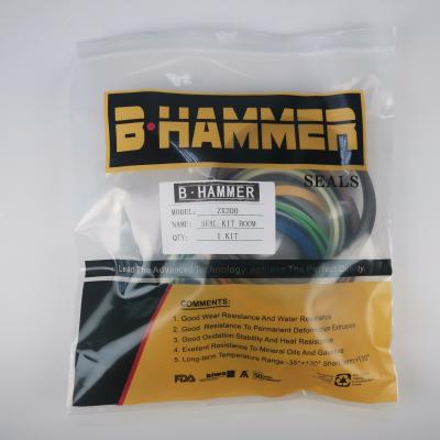 China Hitachi ZX 200 Excavator Boom Cylinder Seal Kit HIT 4448398 4661485 -40mm to 120°C for sale