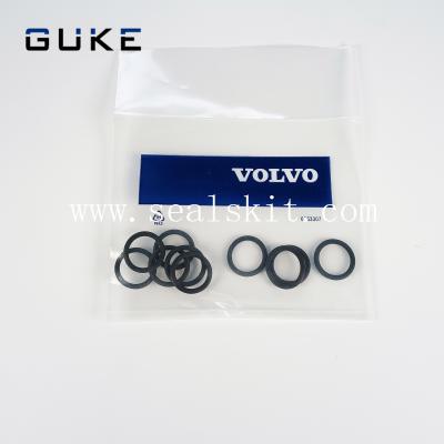 China Excavator Fuel Line O-Ring VOE20798827 - 90° Hardness Fluorine Rubber -30°C to 200°C Temperature Range for sale