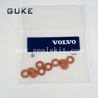 China VOE20799064 Copper Fuel Injector Sealing Ring Kit with 90 Degree Hardness for Excavator Engine Repair for sale
