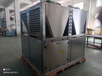 China 40HP Swimming Pool Air Source Heat Pump 304 Sheet Metal 304 Shell Titanium Tube for sale
