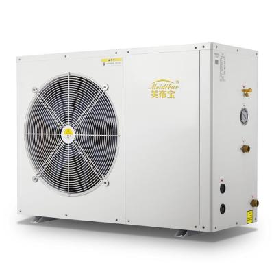 China 3HP Monoblock Air Source Heat Pump with Shell in Coil Heat Exchanger 220V/60Hz for Villa Heating for sale