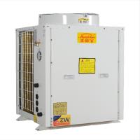 China 10KW Commercial Air Source Heat Pump Water Heater White Top Outlet for sale
