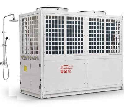 China 30HP Commercial Air Source Water Heater Low Noise Water Proof 4 Compressor for sale