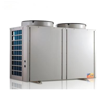 China 34kW Top Discharge Commercial Air Source Heat Pump with Galvanized Steel and Smart Control for sale