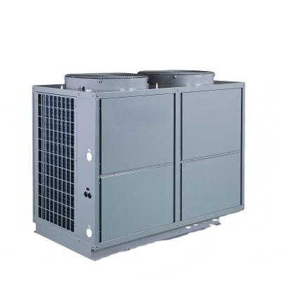 China Titanium Shell In Tube Top Fan Air Source Water Heater with 48.5KW Heating Capacity for sale