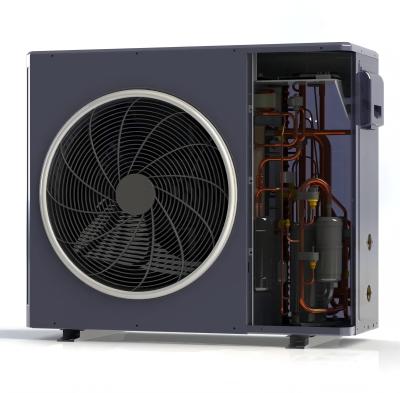 China New Energy Heat Pump Air Source R32 OEM ODM Heating Cooling DHW All In One Heat Pump for sale