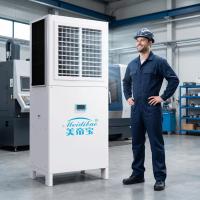 China 6-8HP Evaporative Industrial Air Cooler with 30-50% Energy Saving, 18m Long Airflow and No Installation Hassle for Factories and Warehouses for sale