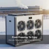 China Ultra-low Temperature Stable Operation (-35℃) Commercial Air Source Heat Pump with High-Efficiency Frequency Conversion and Intelligent Defrosting System for sale