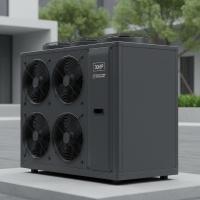 China 30HP High Efficiency Dark Grey Heating and Cooling Heat Pump for Outdoor Use for sale