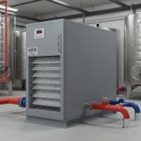 China 60KW 3 Phase Commercial Hot Water Heat Pump for 60C Hot Water in Hotels for sale