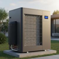 China 50kW EVI Low-Temperature Air Source Heat Pump for Efficient Home Heating and Cooling with Enhanced Vapor Injection Technology for sale