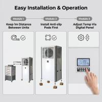 China 6HP High Cooling Output Energy-Saving Air Conditioner with Evaporative Cooling Principle and Industrial-Grade Cabinet Structure for sale