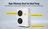 China 36KW EVI Heat Pump Side Discharge 3N 380V 50HZ Plate Heat Exchanger Suitable for Industrial and Commercial Heating，heat pump water heaters for sale
