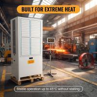China 8HP Evaporative Cool Industrial Air Conditioner for Warehouse Workshop Lab  Fresh Air Cooling Low Maintenance for sale